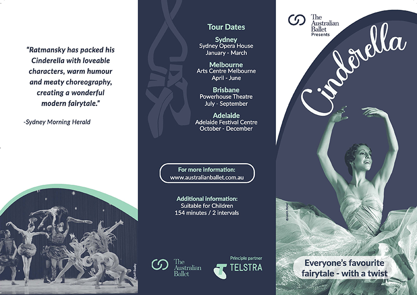 Cinderella Ballet Flyer – MKW Graphic Design
